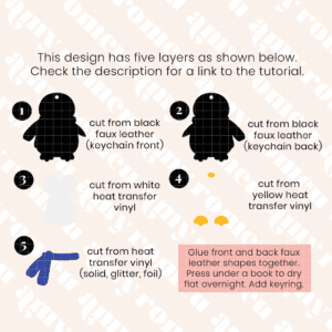 How to Make a Penguin Keychain - Amy Romeu