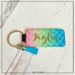 Personalized Cricut Infusible Ink Keychains - Amy Romeu