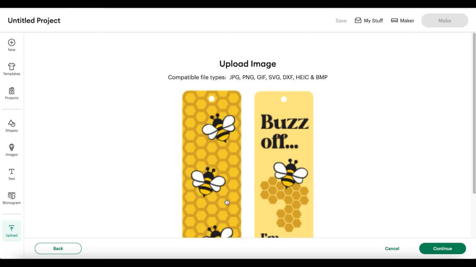 How to Make Faux Leather Bee Bookmarks with a Cricut - Amy Romeu