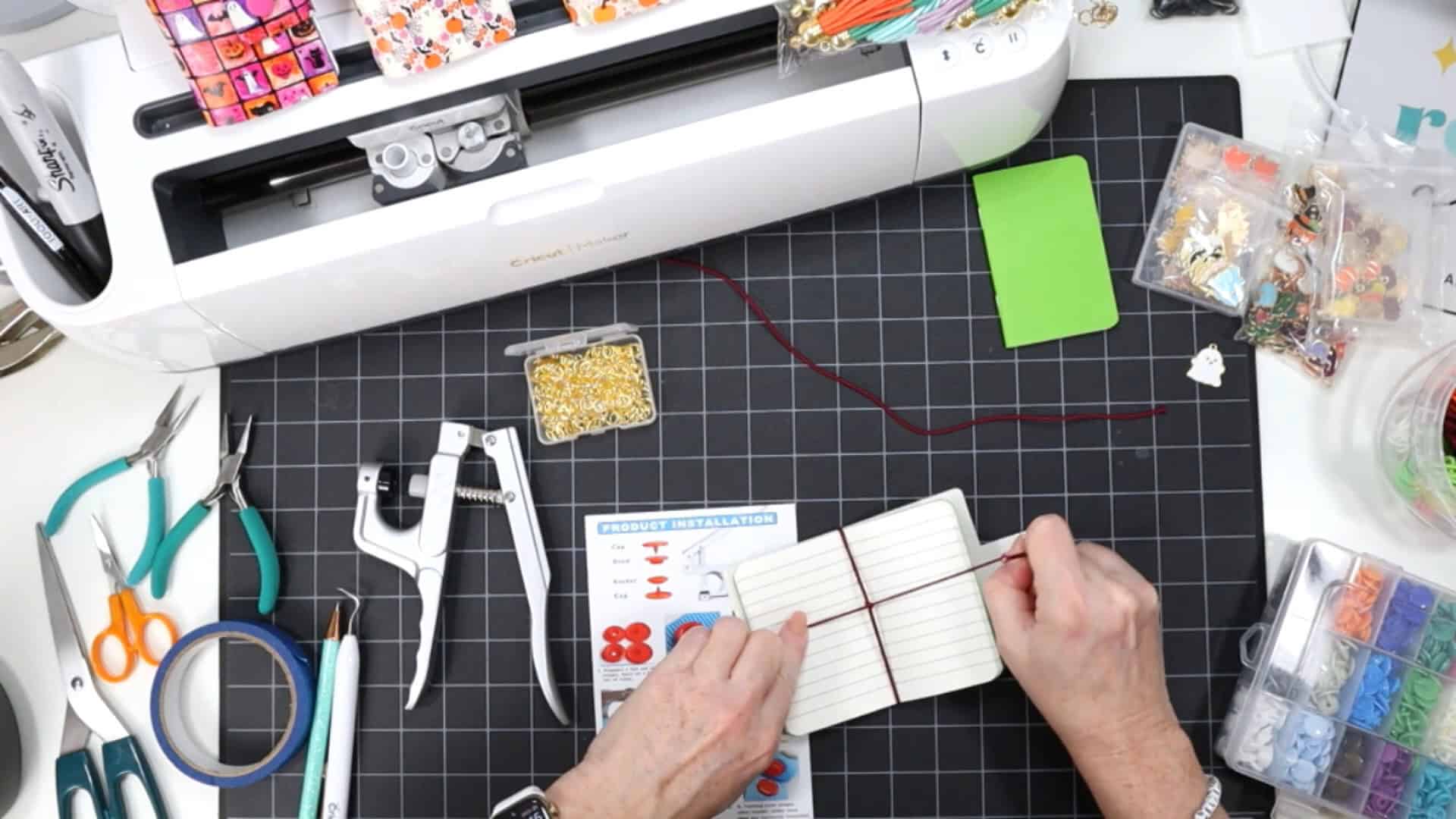 DIY Faux Leather Mini Notebook Covers - Amy Romeu