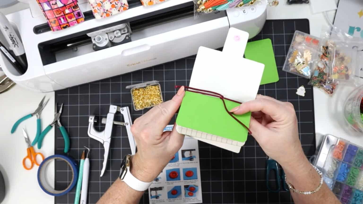 DIY Faux Leather Mini Notebook Covers - Amy Romeu