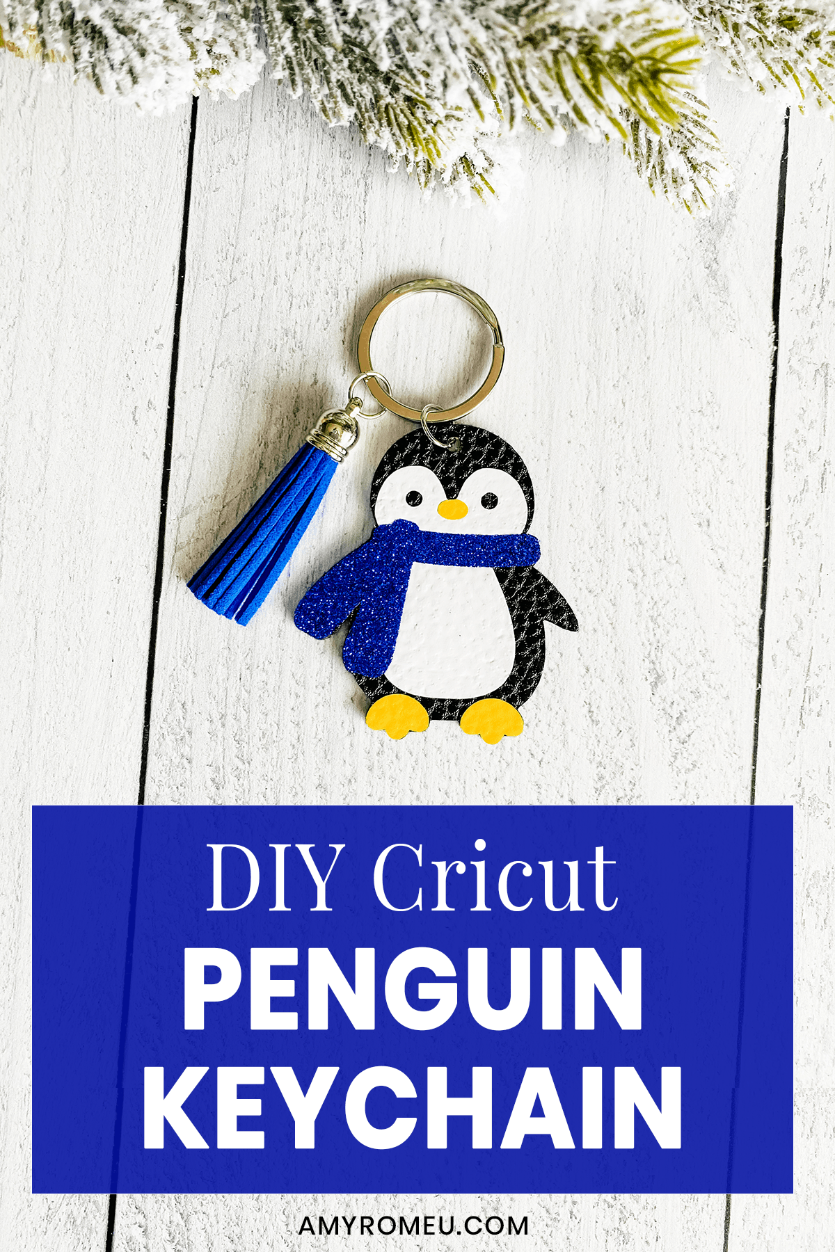 How to Make a Penguin Keychain - Amy Romeu