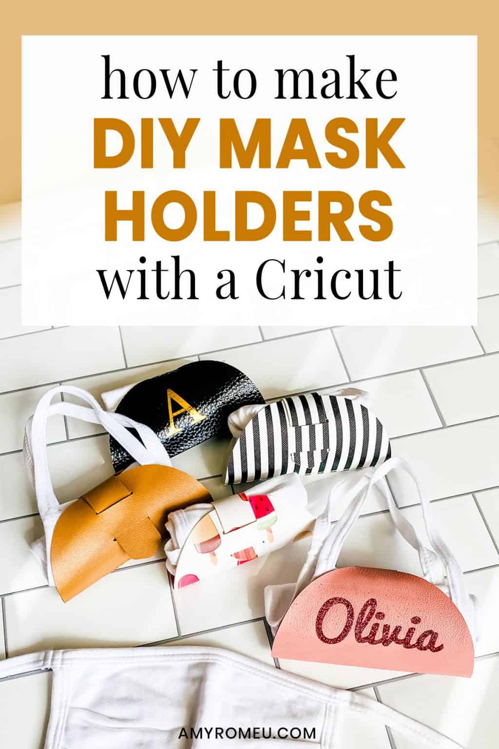 DIY Mask Holder or Mask Taco - Amy Romeu