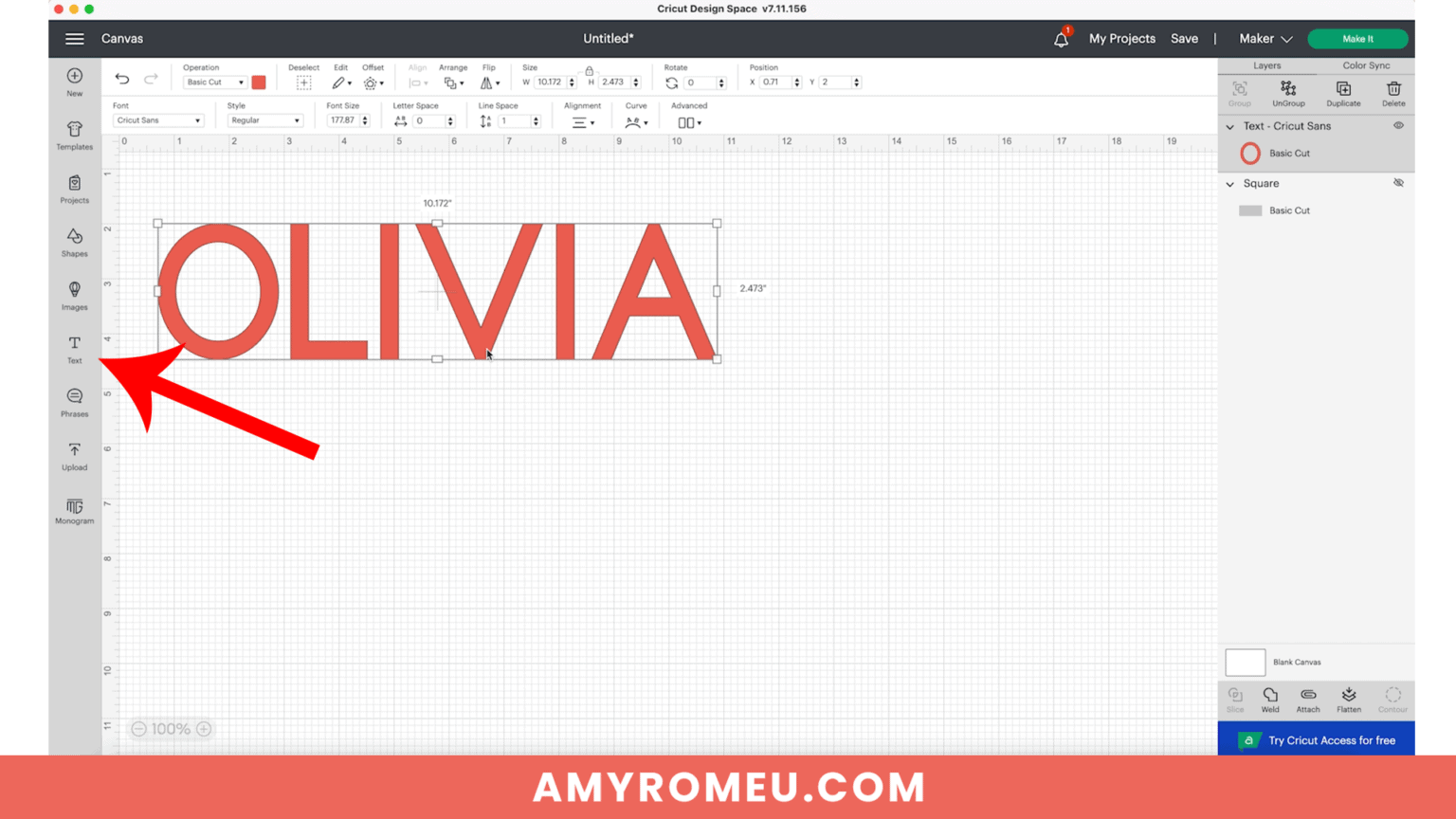 How to Use Offset in Cricut Design Space to Make a Personalized Name ...