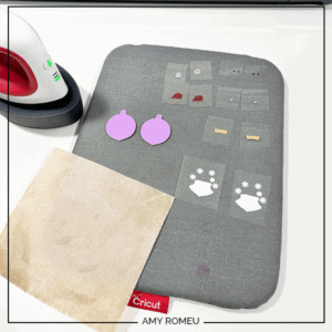 Faux Leather Cricut Santa Ornament Earrings - Amy Romeu