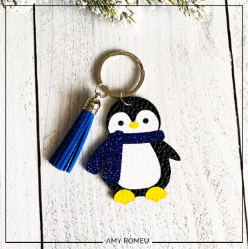 How to Make a Penguin Keychain - Amy Romeu